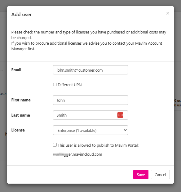 Onboarding | Mavim Online